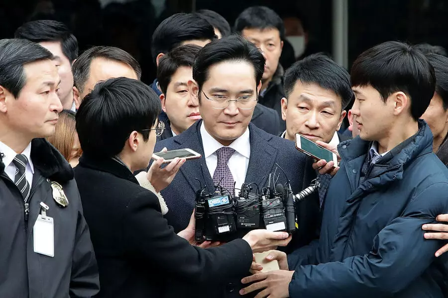 Samsung-erfgenaam gearresteer op aanklagte van korrupsie 9884_1